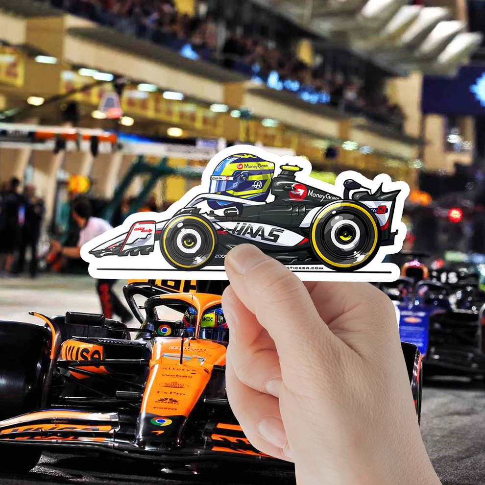 Oliver Bearman 87 HAAS 2025 – Grid Sticker