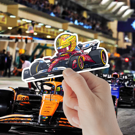 Lewis Hamilton 44 Ferrari 2025 – Grid Sticker