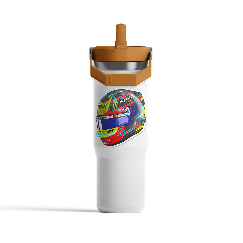 Oscar Piastri 81 McLaren Helmet – Grid Sticker