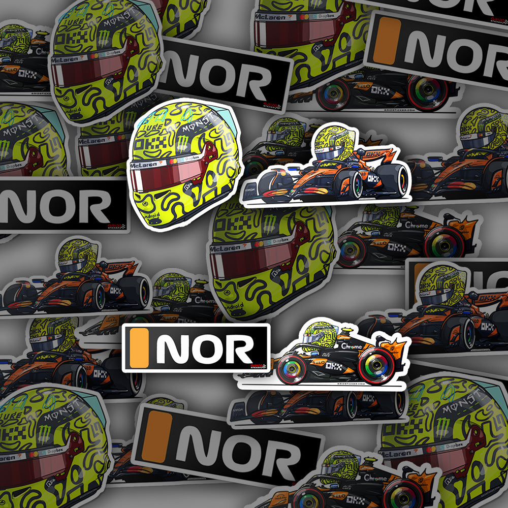 Lando Norris 4 McLaren Bundle 4 – Grid Sticker